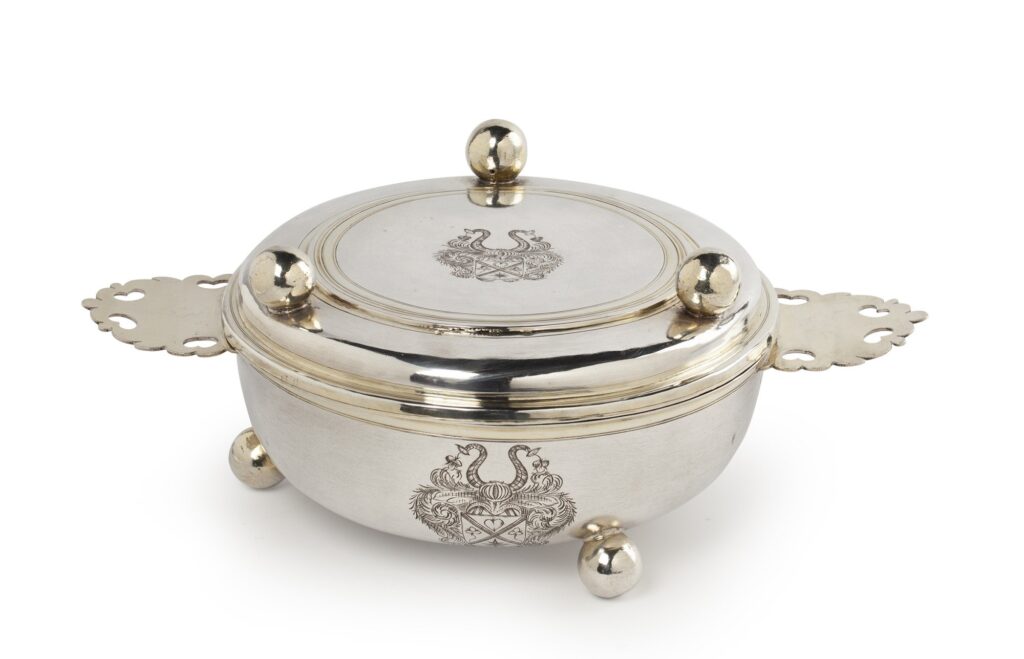 Silver Ecuelle with Cover - DAATSELAAR THE COLLECTION