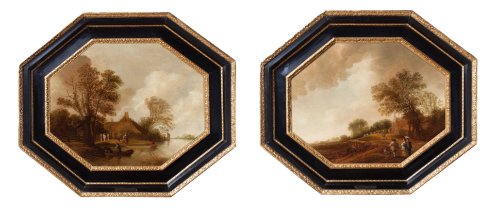 Pieter Jansz van Asch (1603 - 1678) - Pair of Dutch landscapes ...