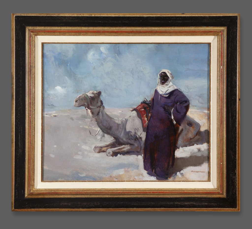 Piet van der Hem (1885-1961) - Touareg with a Dromadery