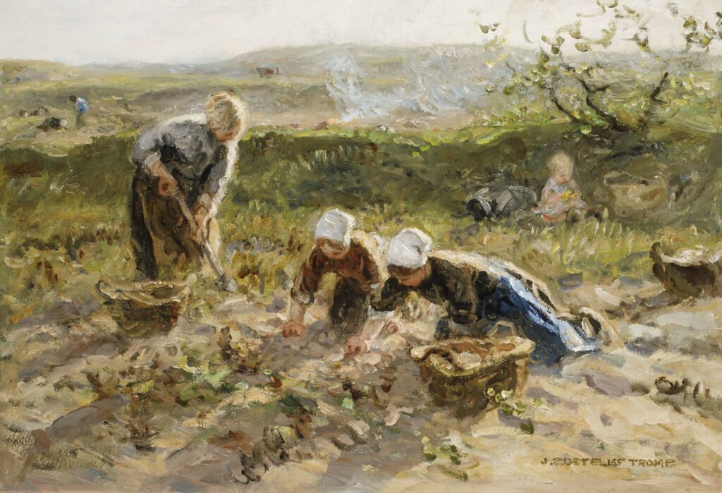 Jan Zoetelief Tromp (1872 - 1947) - Potato Harvest